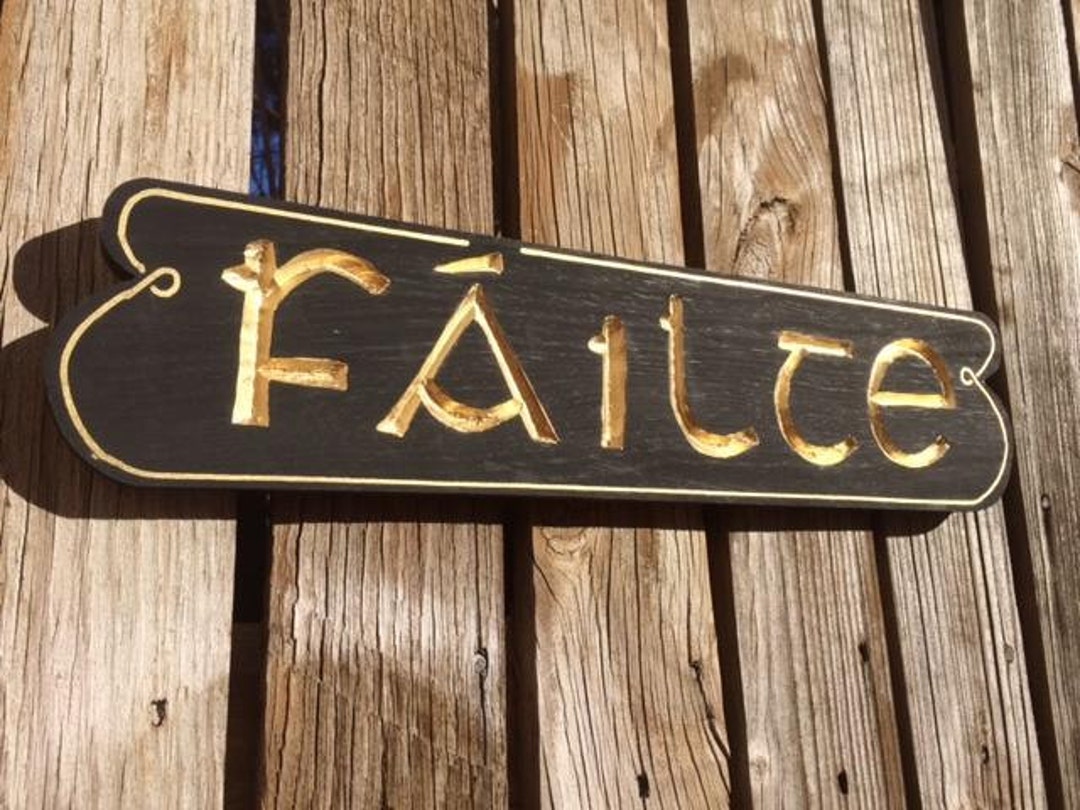 New FAILTE Sign - Etsy