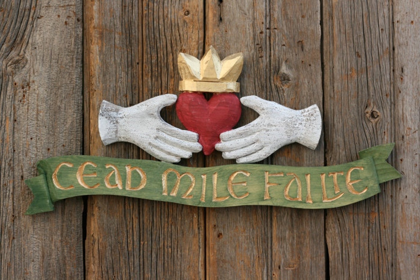 CEAD MILE FAILTE Wall Sign** - Etsy
