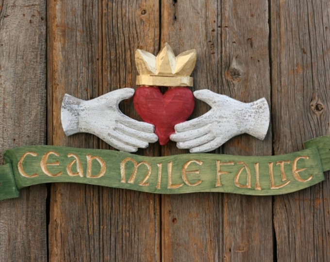 CEAD MILE FAILTE Wall Sign - Etsy