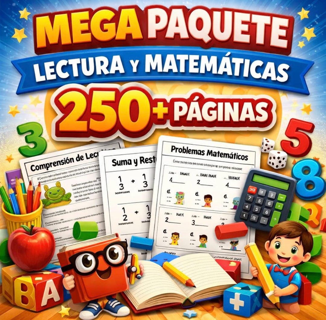 Spanish Literacy & Math Bundle | Number Sense, Letter Tracing ...