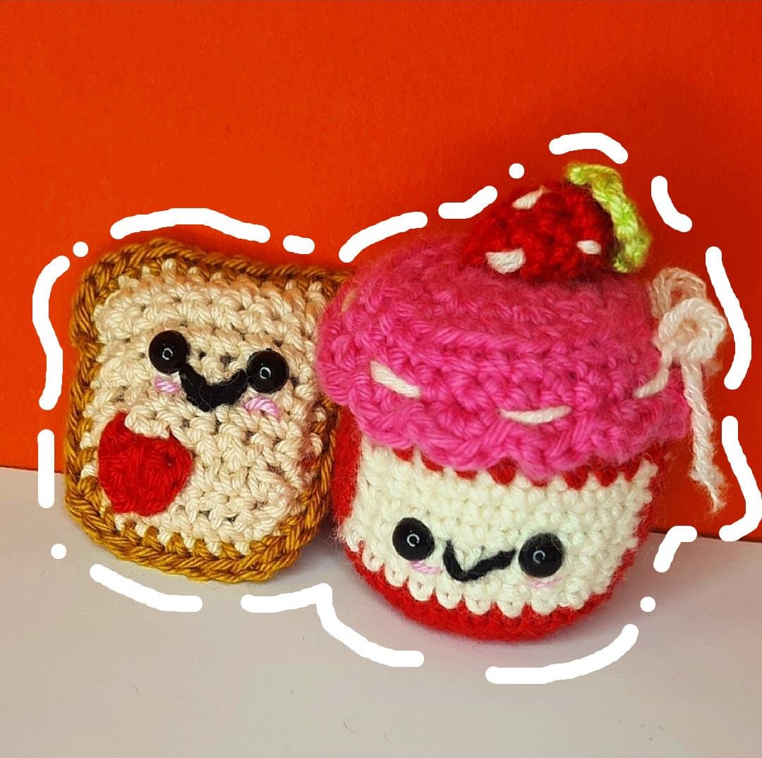 Bread & Jam – A Sweet Love Story / Amigurumi Valentine's Day - Etsy