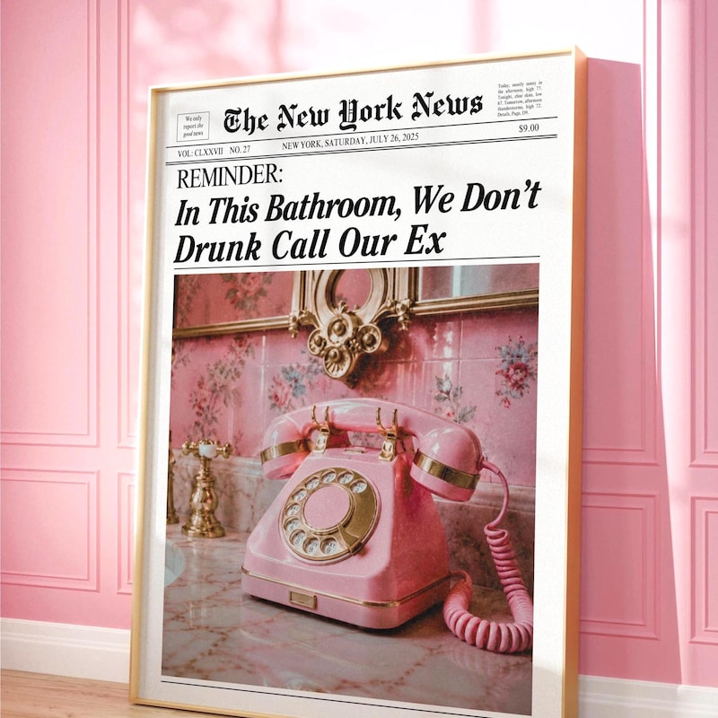 Gen Z Bathroom Decor - Etsy