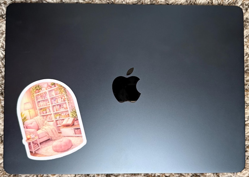 Cozy Reading Nook Sticker | Bookish Vinyl Sticker for Readers | Matte ...