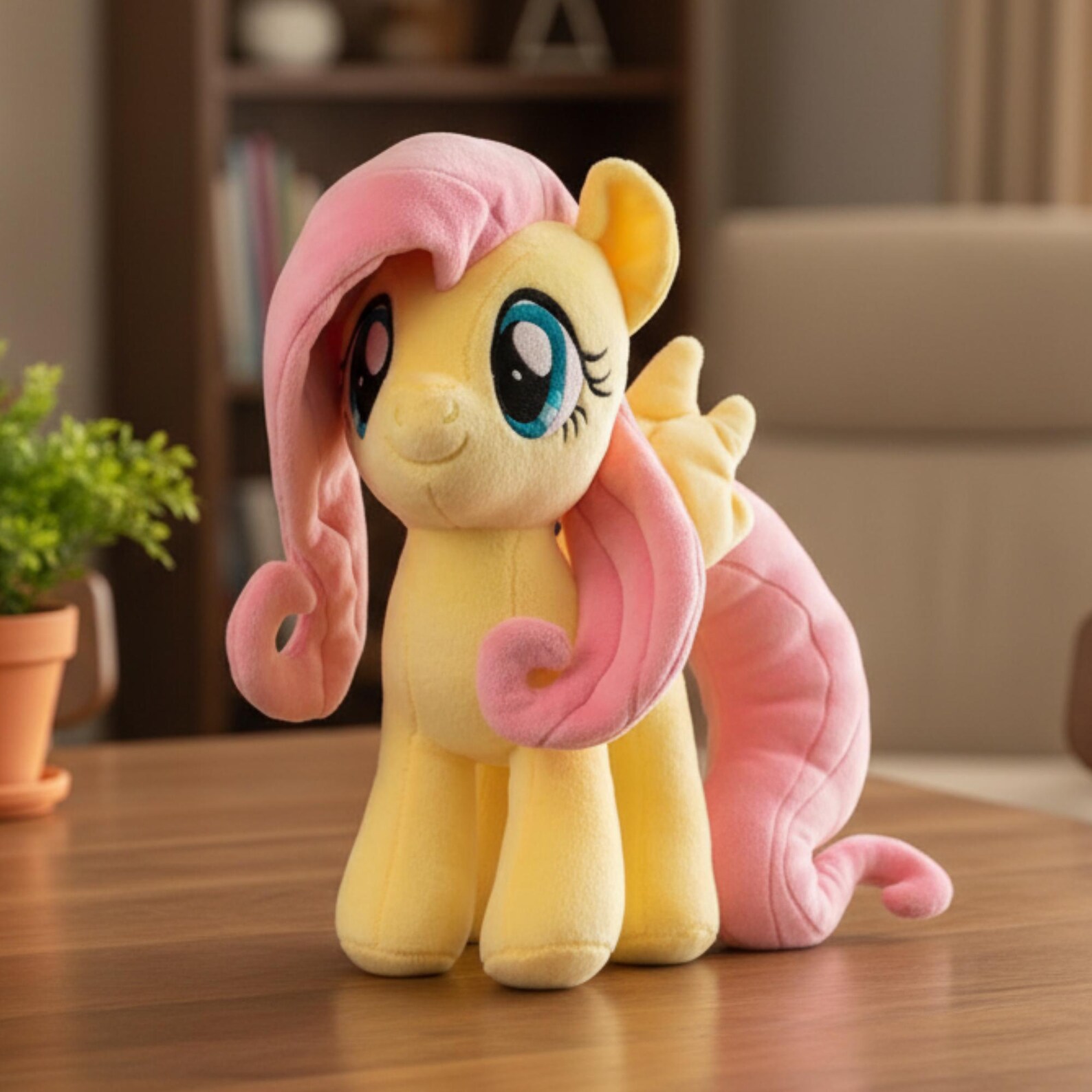 My Little Pony Fluttershy Plush Toy – Soft Fluttershy Stuffed Animal ...