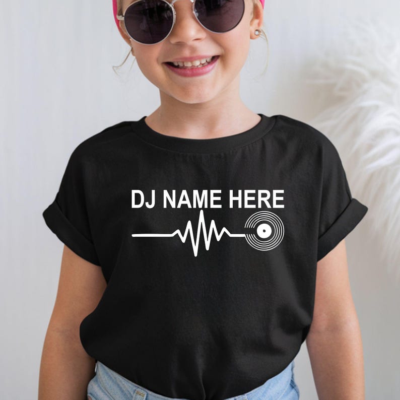 Personalised DJ Shirt Custom Producer Gift Electronic Rave Festival ...