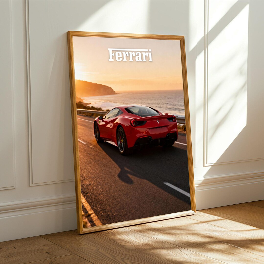 Super Car Poster – Art Print - Etsy
