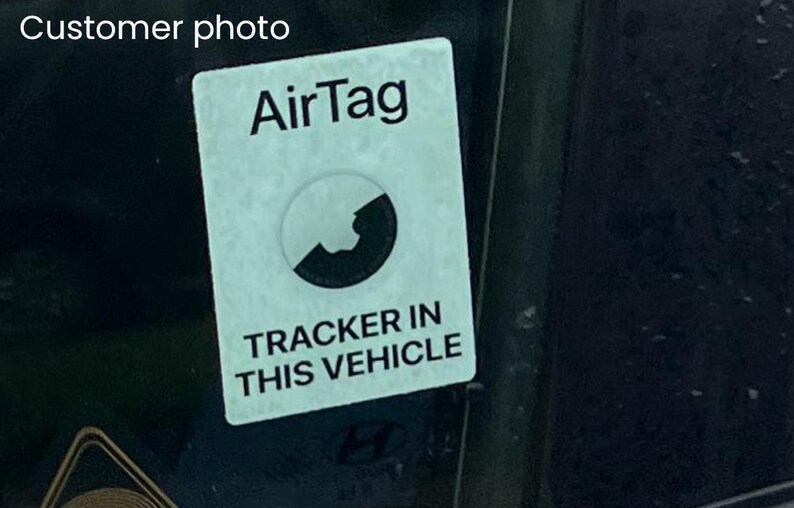 AirTag Car Window Stickers for Vehicle Security (pack of 3) - Etsy UK