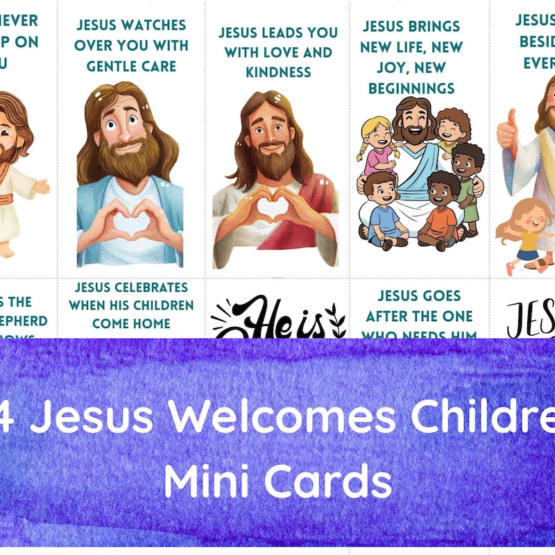 Jesus Smiling Children - Etsy