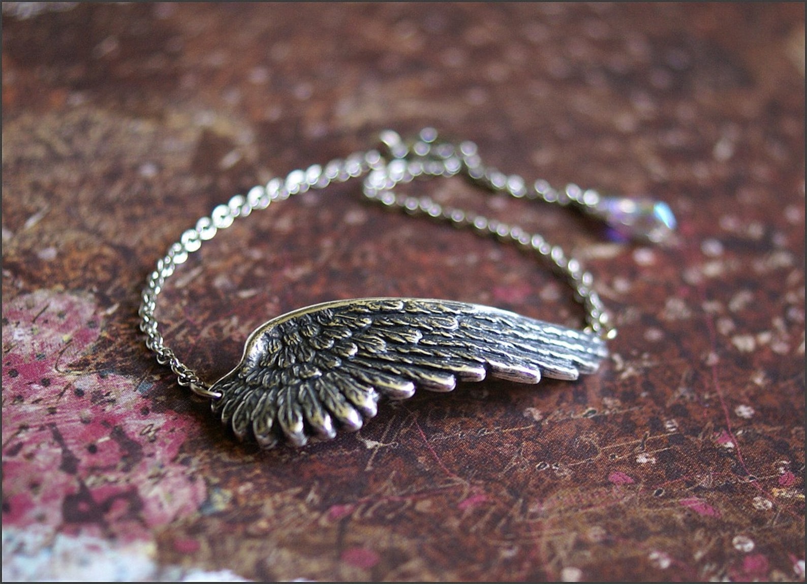 ANGEL WING Anklet-silver Wing Ankle Bracelet-angel Wing Jewelry-silver ...