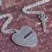 Heart Key Necklace-he WHO HOLDS the Key- Silver Heart, Key Pendant ...