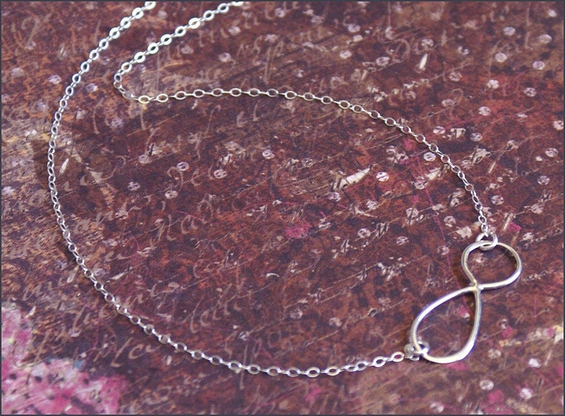 Infinity Symbol Necklace STERLING SILVER as Seen on Reese - Etsy
