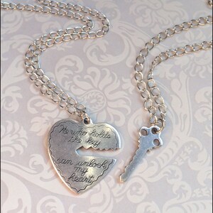 Key to My Heart Necklace~couples Necklace, Boyfriend/girlfriend Jewelry ...