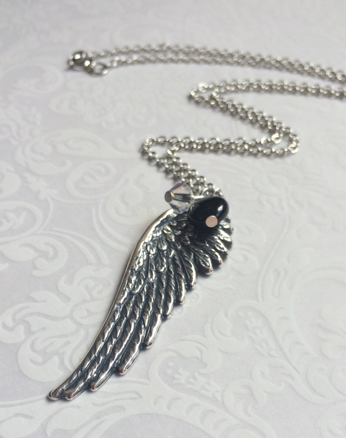 Angel Wing Necklace-silver Wing Jewelry Angel Wing Jewelry - Etsy