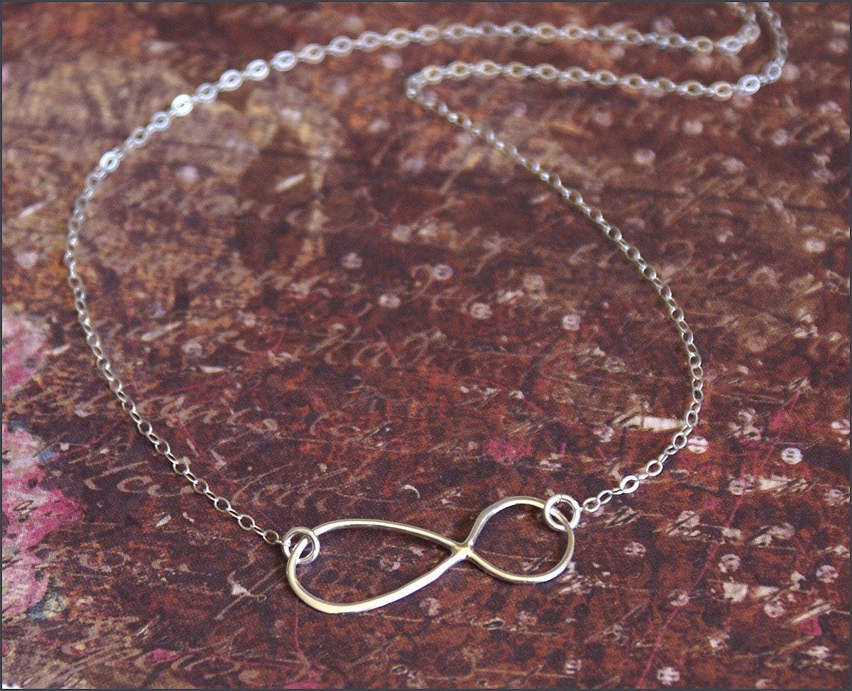 Infinity Symbol Necklace STERLING SILVER as Seen on Reese - Etsy