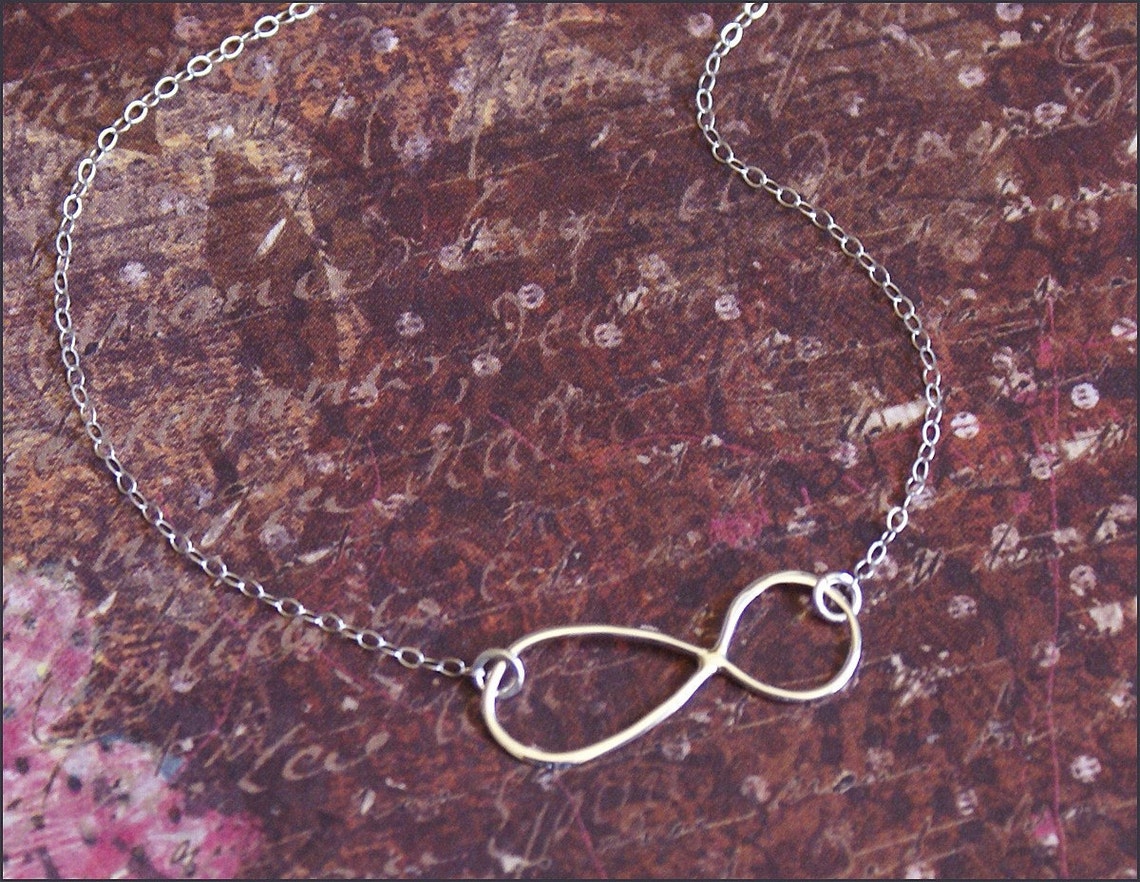 Infinity Symbol Necklace STERLING SILVER as Seen on Reese - Etsy