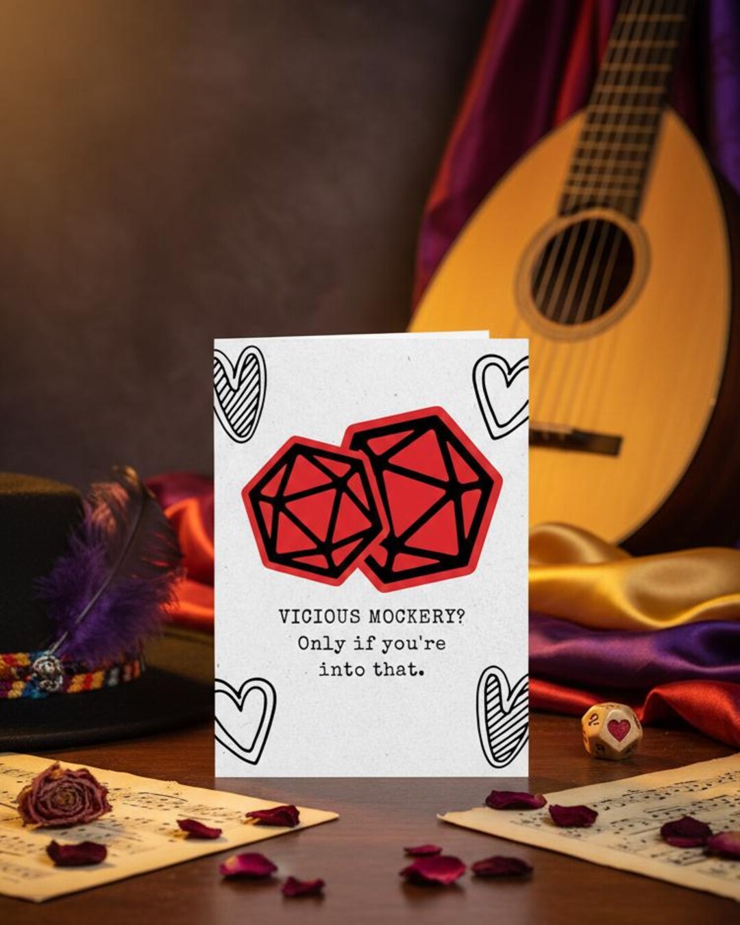 Bard Love | Funny Spicy D&D Valentine Card or Anniversary Gift (PDF/PNG ...