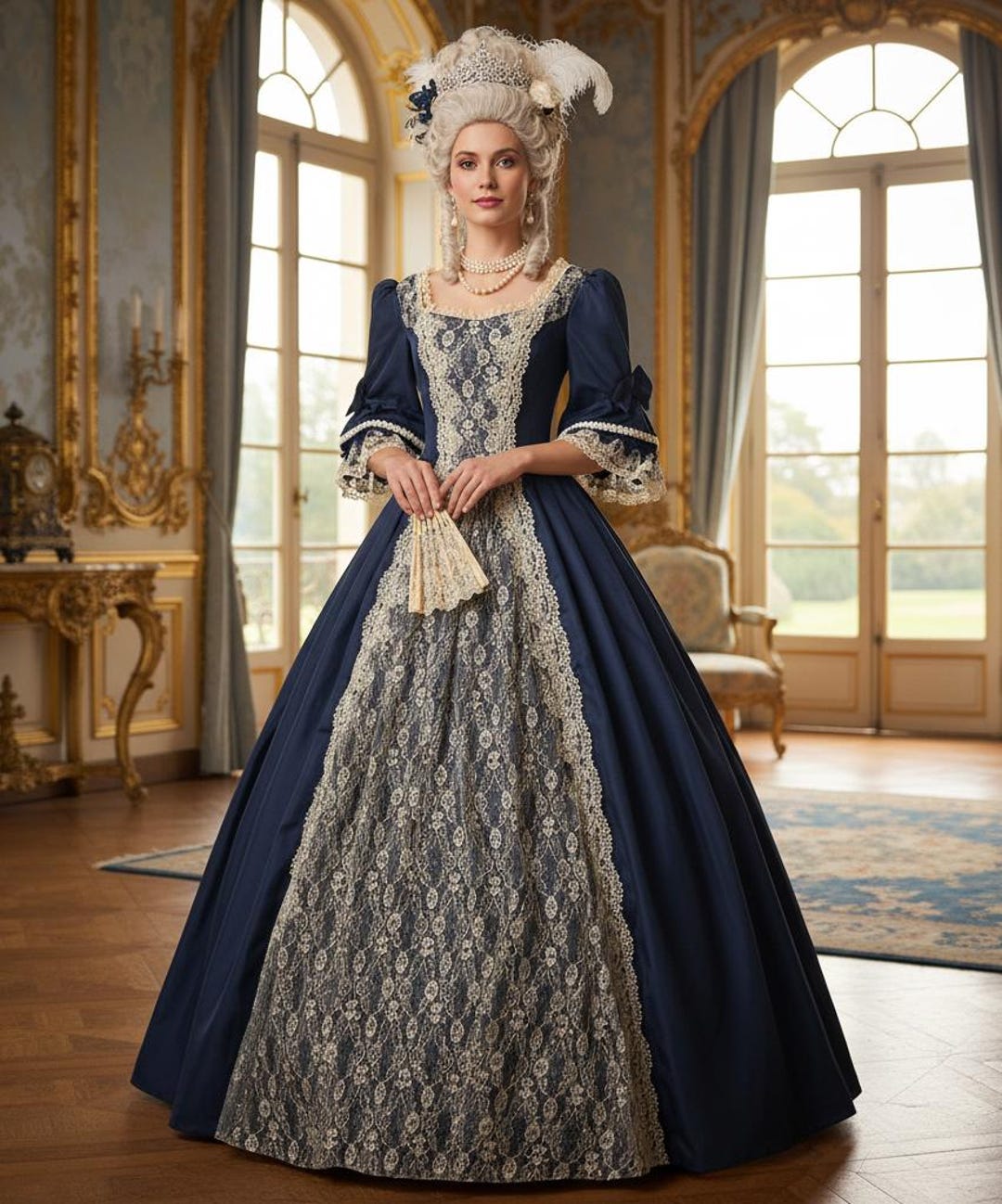 Medieval Queen Ball Gown, Victorian Renaissance Costume, Various Colors ...