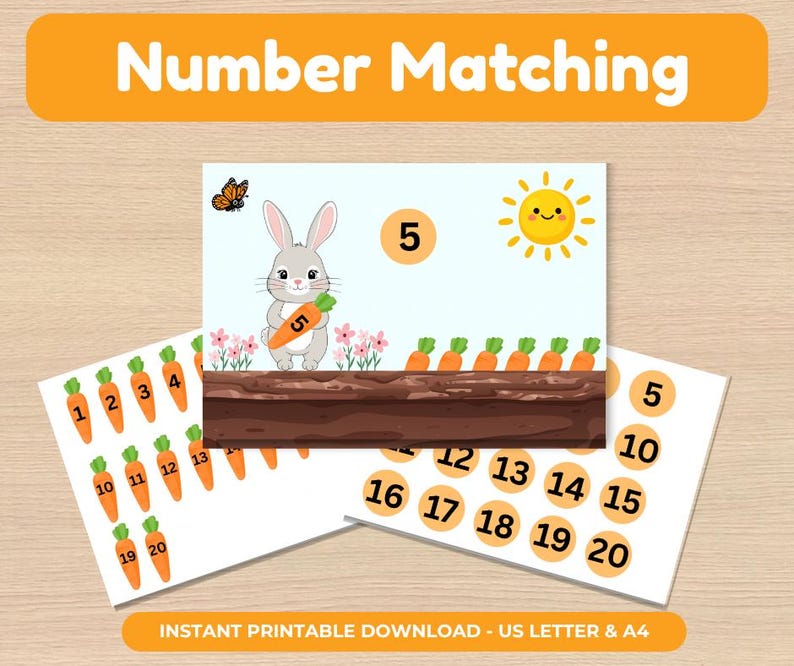 Easter Numbers 1–20 Activity | Preschool Counting Worksheet | Printable ...