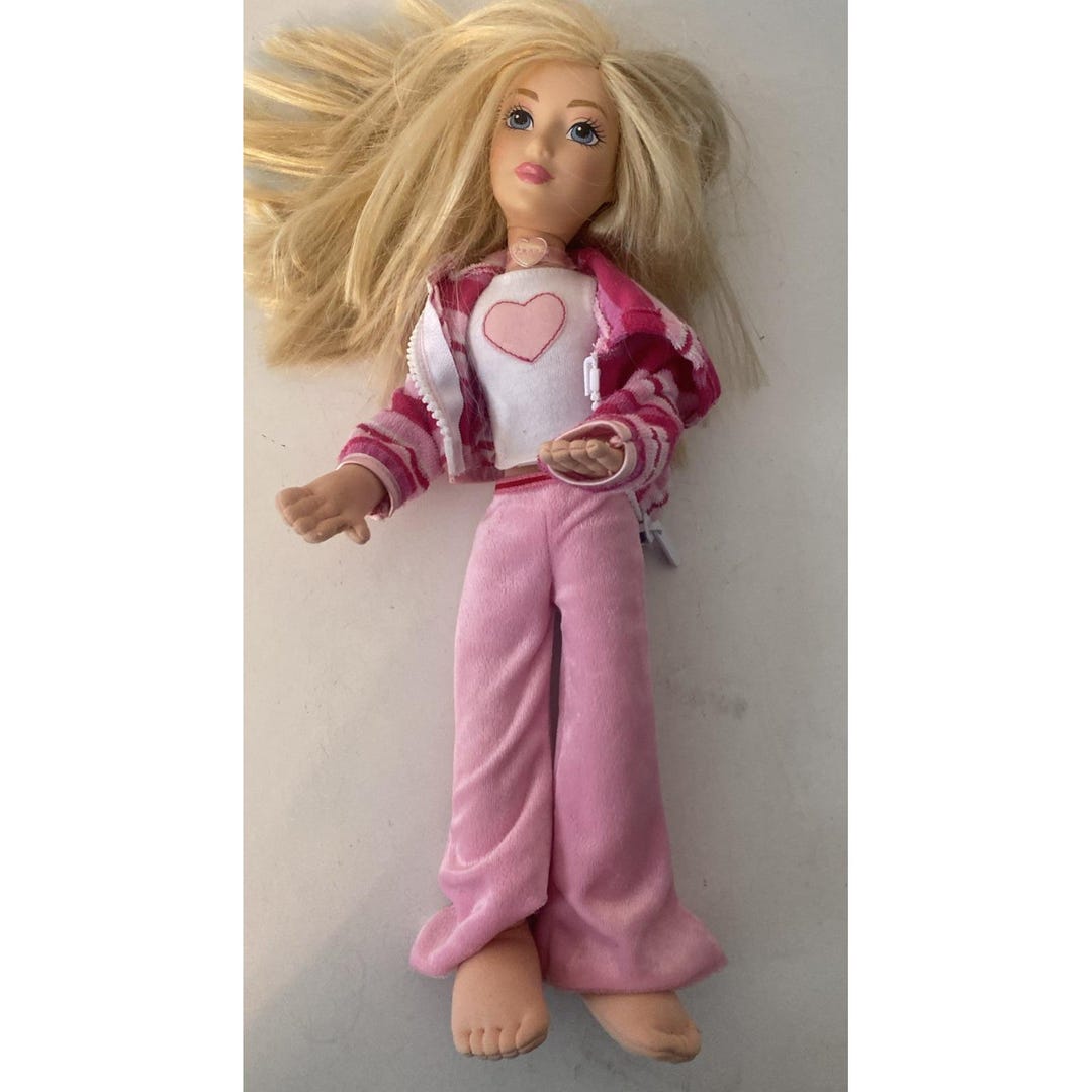 Vintage Barbie and Me Fashion Doll Mattel Blonde Plush 2004 Track Suit ...