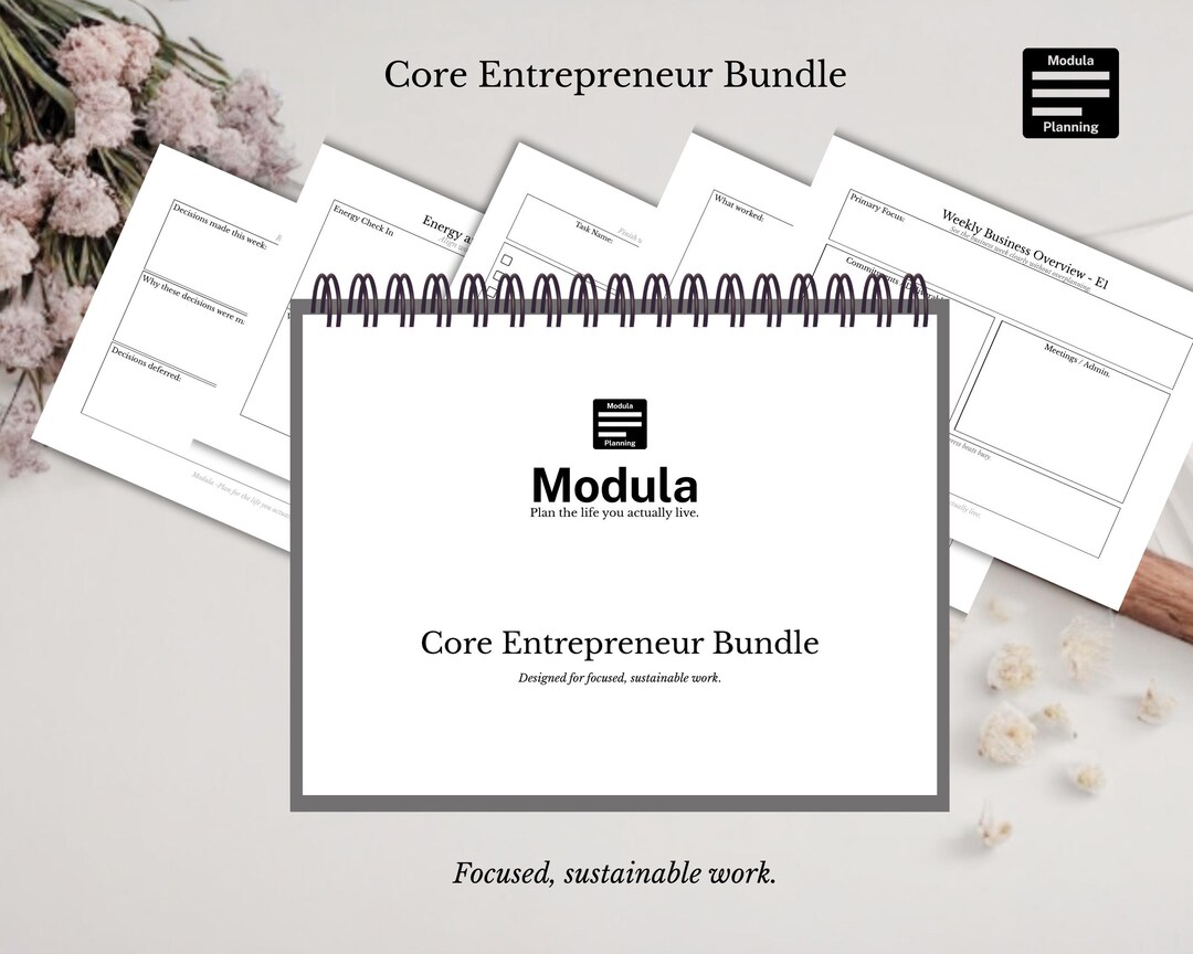 Entrepreneur Planner Bundle Printable | Complete Business Planning ...