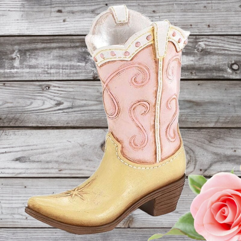Cowboy Boot Vase - Etsy