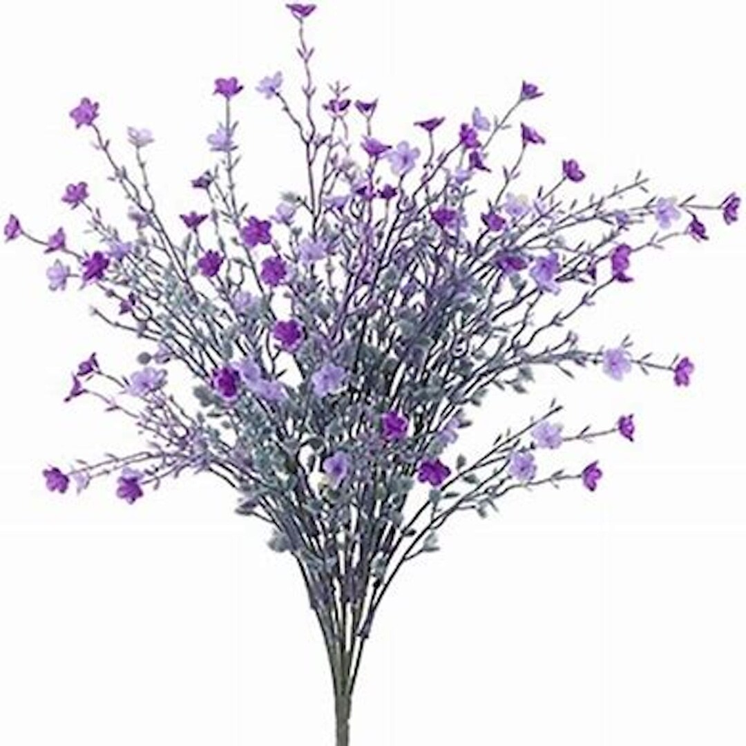 New Artificial 19 Silk Mini Star Flower Bush purple/lavender - Etsy