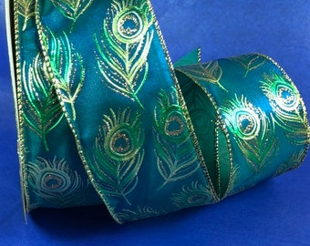 Peacock Ribbon - Etsy