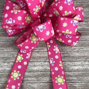 New Daisy a Day Wired Ribbon 1-1/2 Ribbon, Daisy Print Ribbon, Wired ...