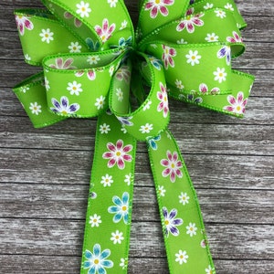 New Daisy a Day Wired Ribbon 1-1/2 Ribbon, Daisy Print Ribbon, Wired ...