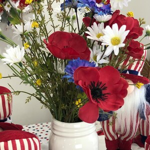 God Bless America Mason Jar, Quart Mason, 4th July Vase, 4th July Mason ...