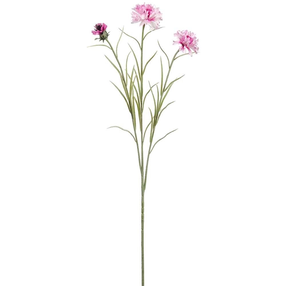 Fake Cornflower Stem Artificial Cornflower Stem Faux Lavender Pink or ...