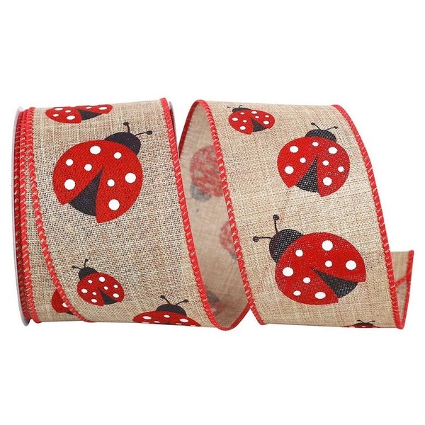 Ladybug Ribbon - Etsy