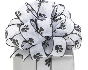 Paw Print Ribbon - Etsy