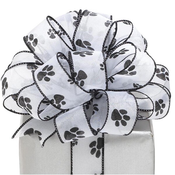 Paw Print Ribbon - Etsy