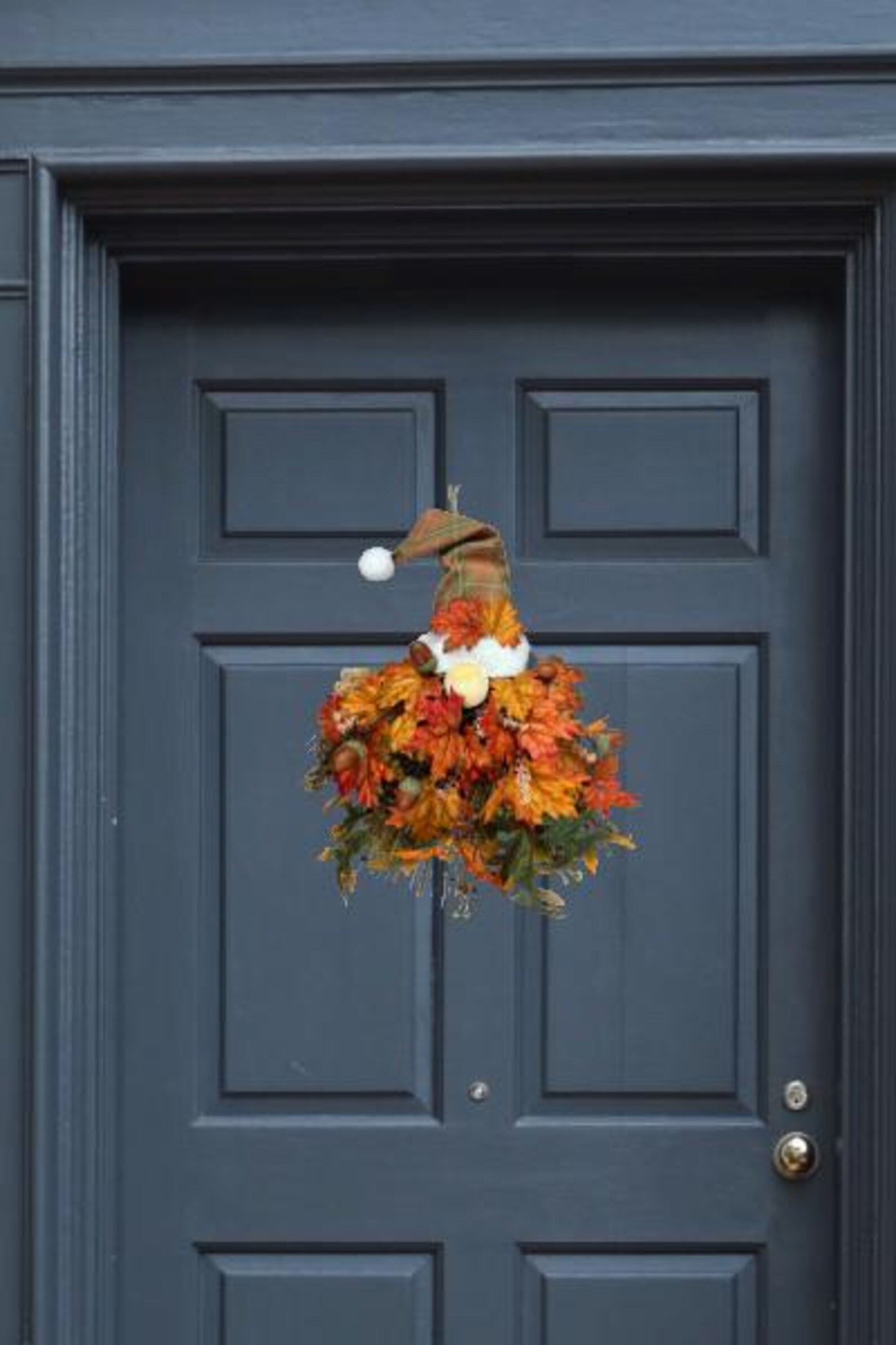 Fall Gnome Hanger Fall Door Hanger Gnome Door Decor 13" Gnome Home ...