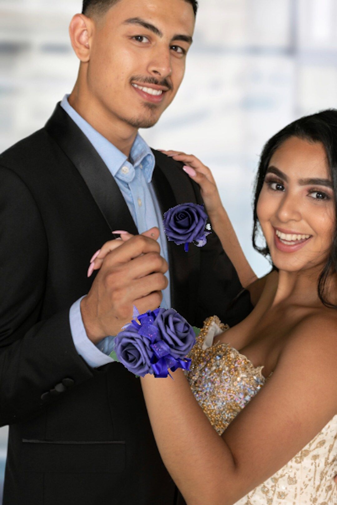 Purple Prom Flowers Purple Wrist Corsage Bout Purple Flowers for Prom ...