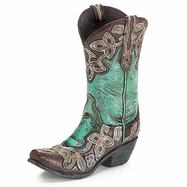Cowboy Boot Vase - Etsy