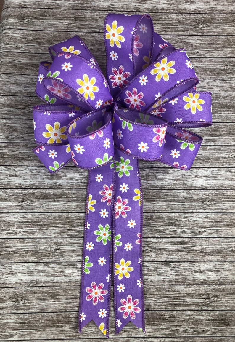 New Daisy a Day Wired Ribbon 1-1/2 Ribbon Daisy Print | Etsy