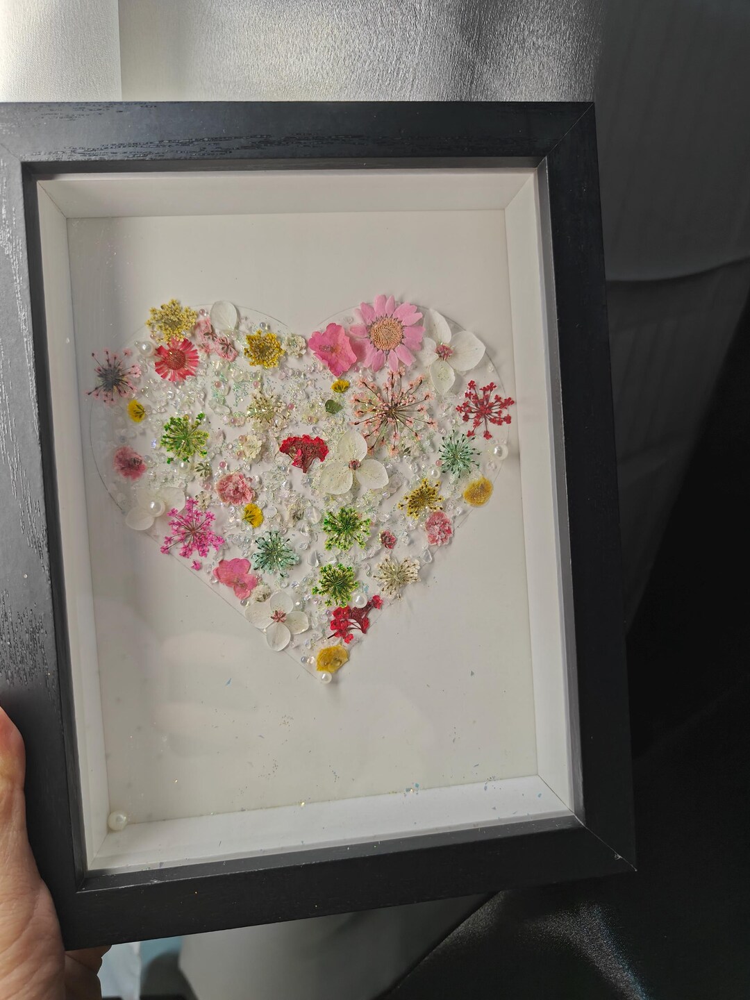 Personalized Dried Flower Photo Frame,home Decoration,handmade ...