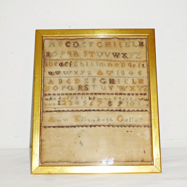 Antique Sampler - Etsy