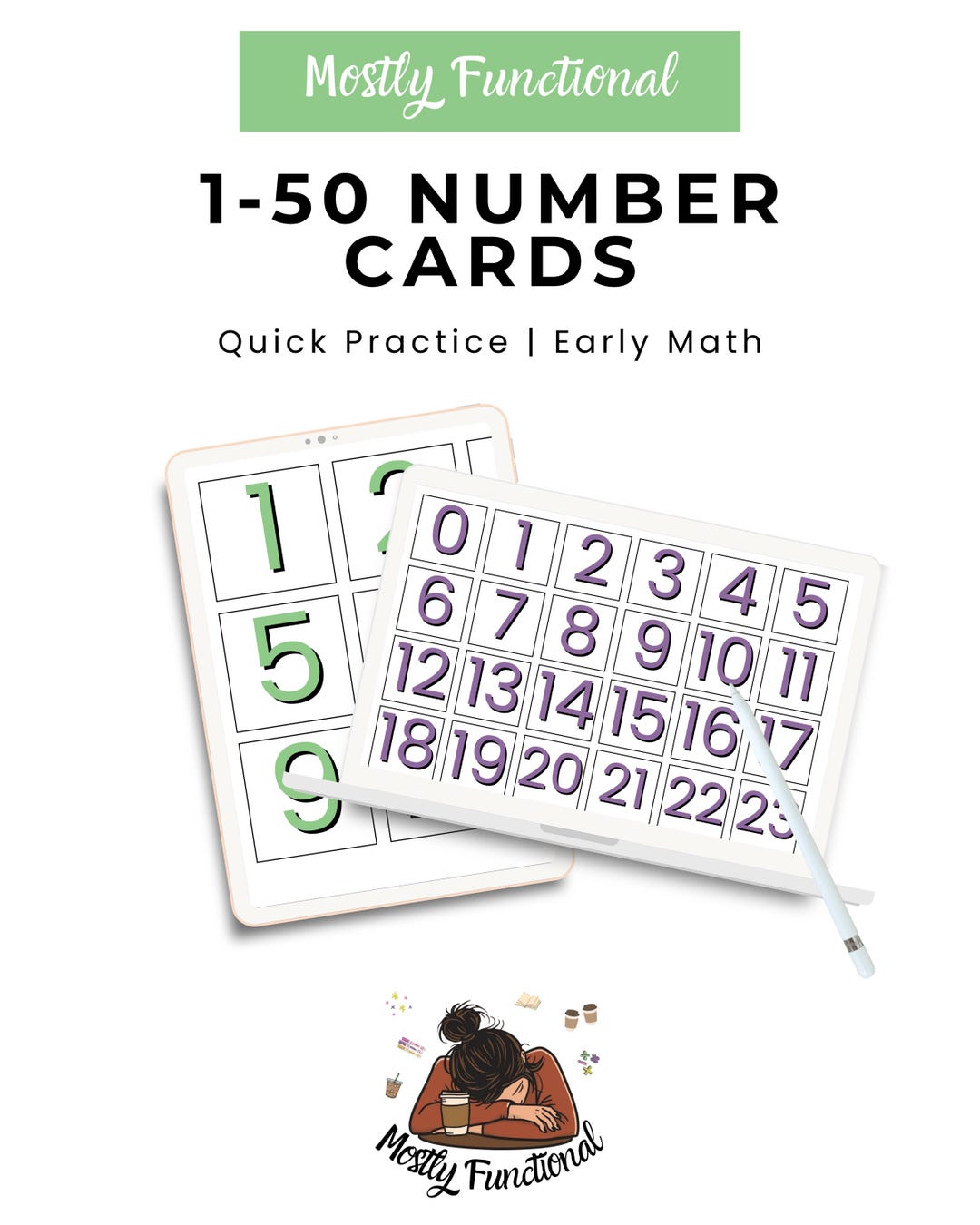 Numbers 1-50 Printable - Etsy