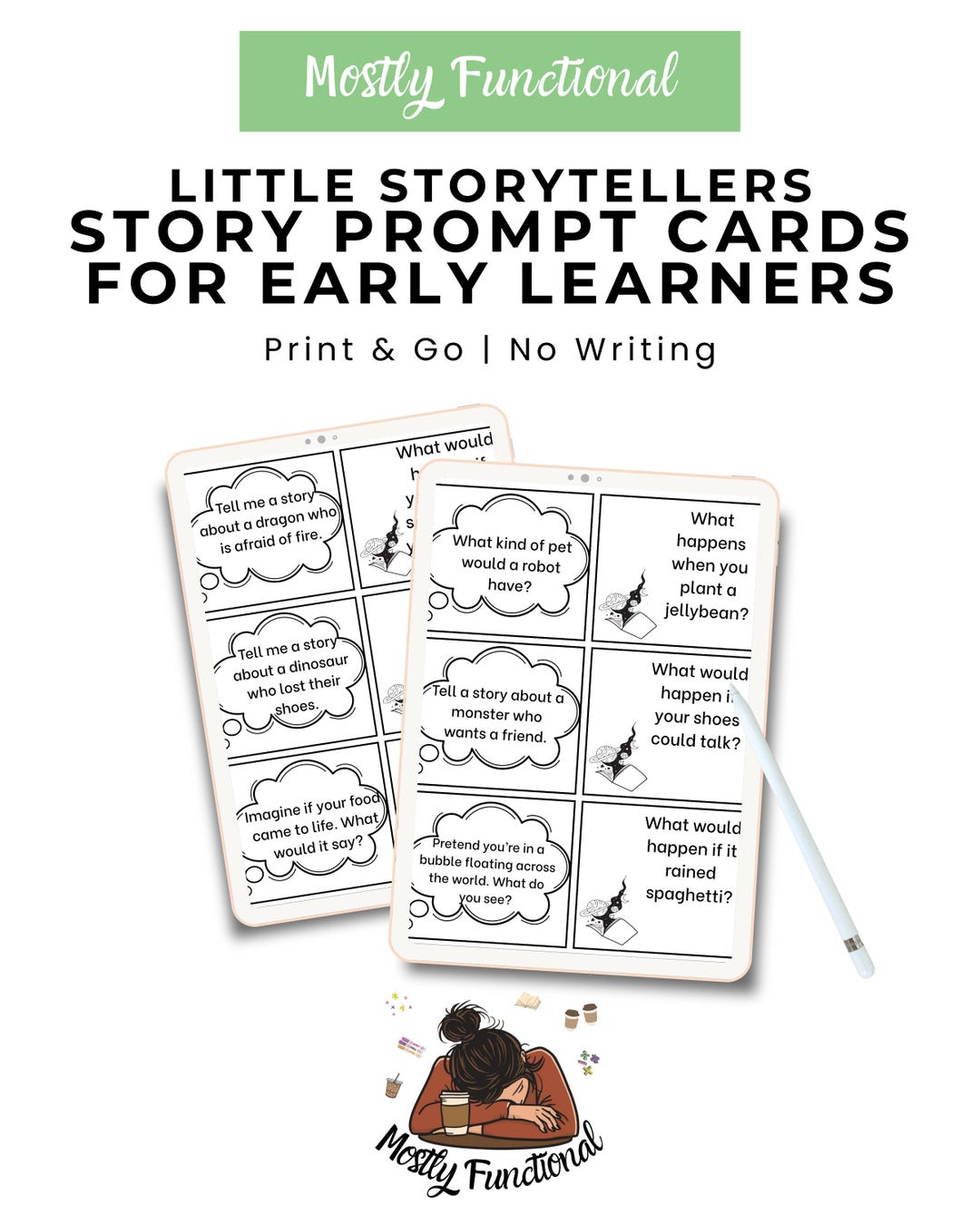 Little Storytellers: Story Prompt Cards for Early Learners - Etsy UK