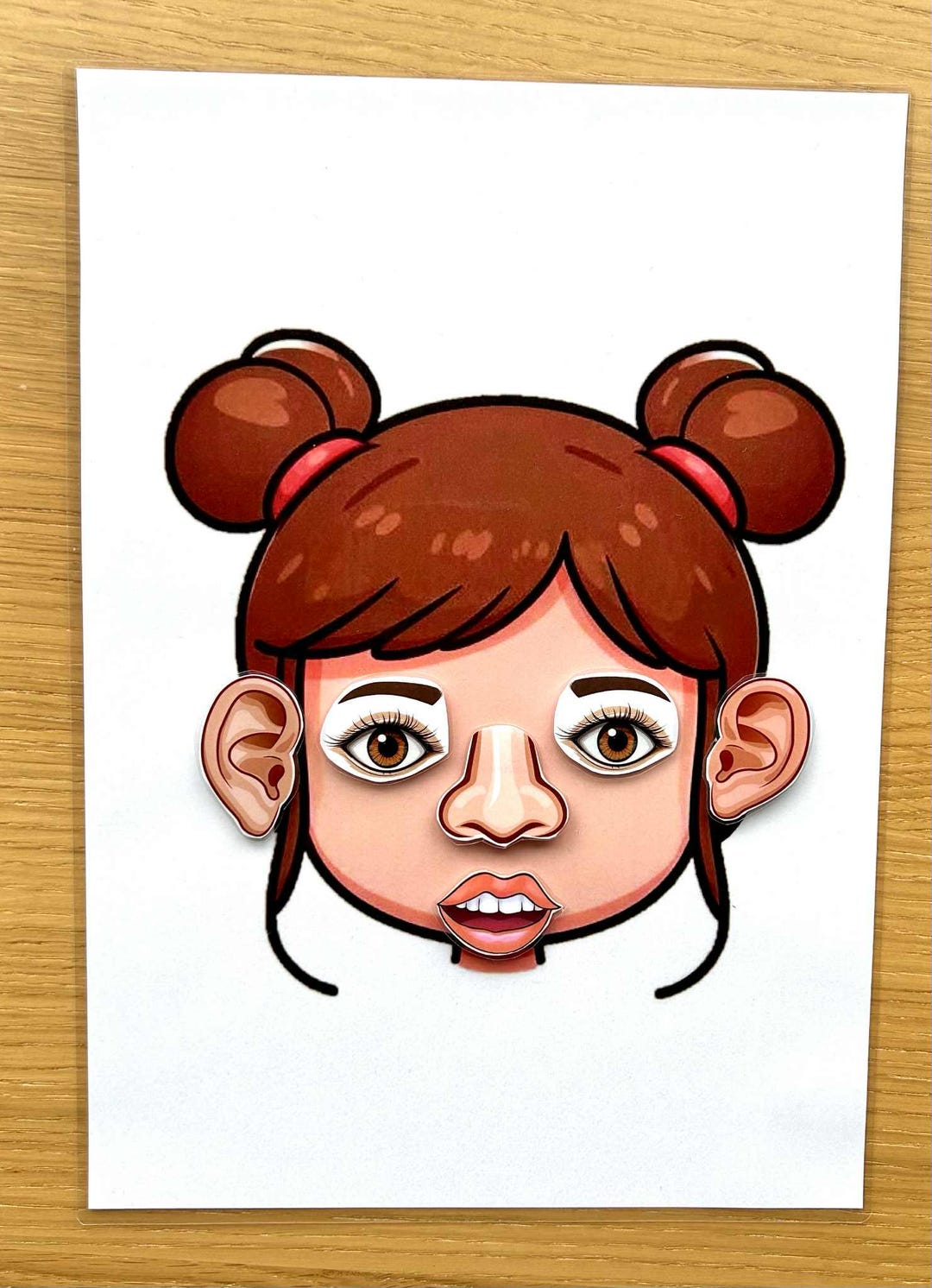 Build a Face Activity – Montessori Learning Toy – Toddler 2-3 Years ...