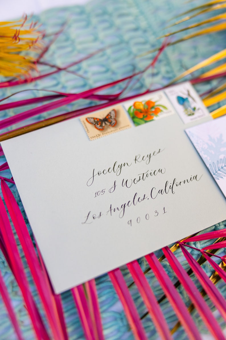 Envelope Calligraphy Minimum of 50 | Wedding Address | Dusty Pink ...