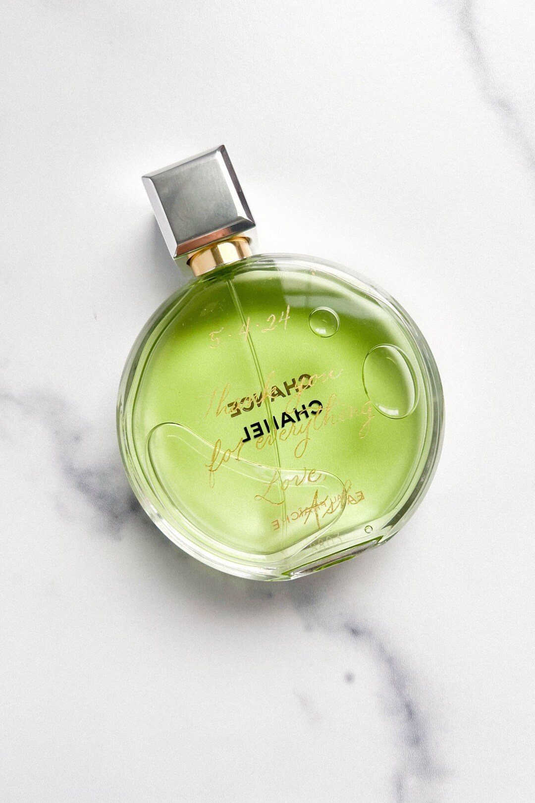 Calligraphy Engraving for Perfume Cologne Bottle | Personalized Gift ...