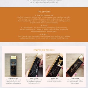 Calligraphy Hand Engraved Perfume Cologne Bottle | Calligraphy ...