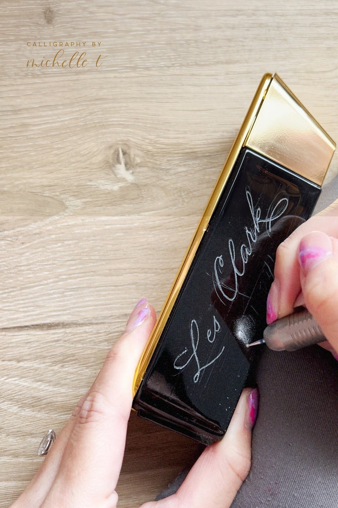 Personalized Engraved Perfume Bottle | Calligraphy Engraving | Custom ...