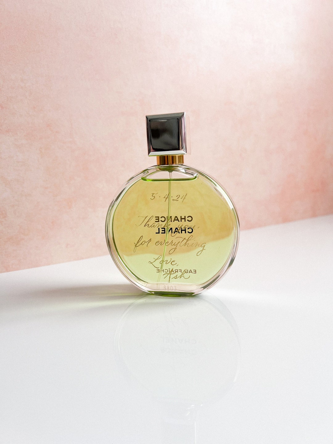 Calligraphy Engraving for Perfume Cologne Bottle Personalized Gift ...
