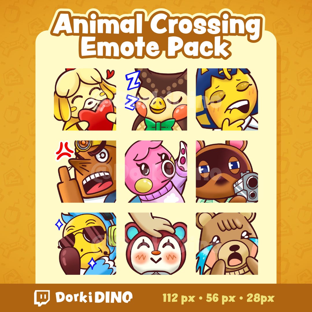 AC Villagers | Emotes Pack for Streaming | Ready to Use - Etsy