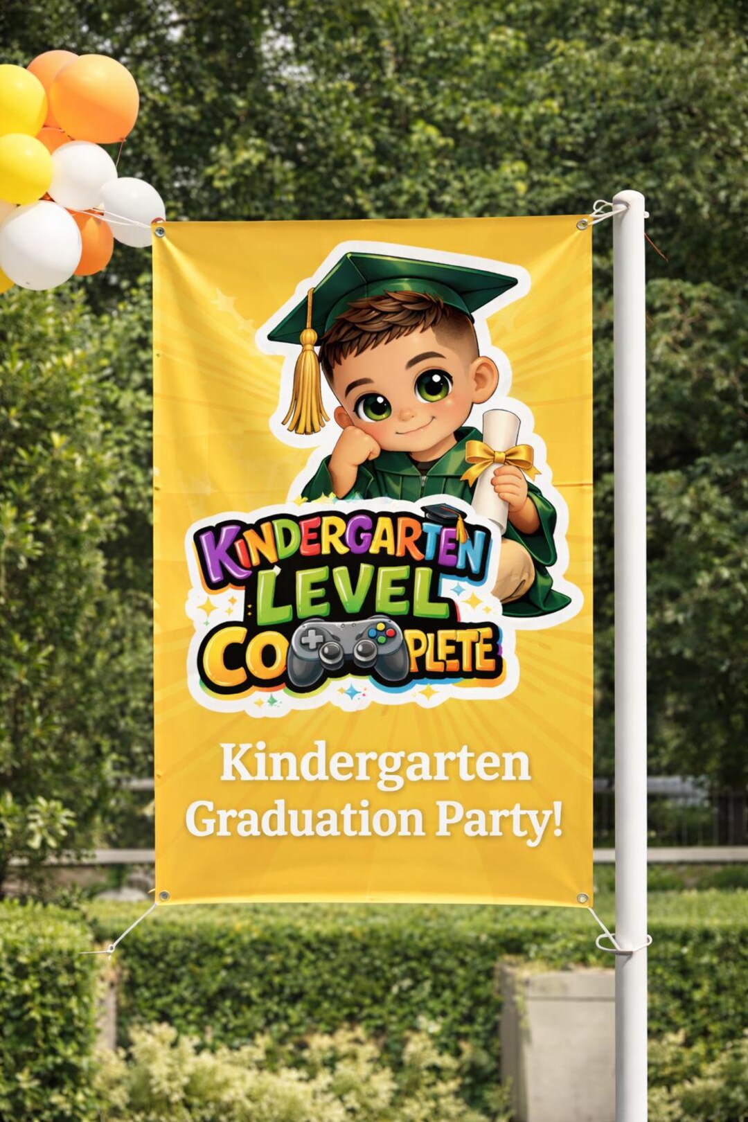 Kindergarten Level Complete PNG | Gamer Graduation Design - Etsy